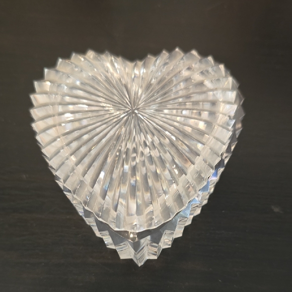 Waterford Crystal | Art | Vintage Waterford Crystal Clear Heart Elegant ...
